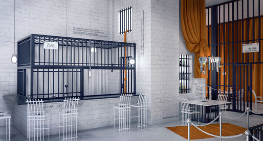 "Poczekalnia", a restaurant design inspired by prison | News | Archinect