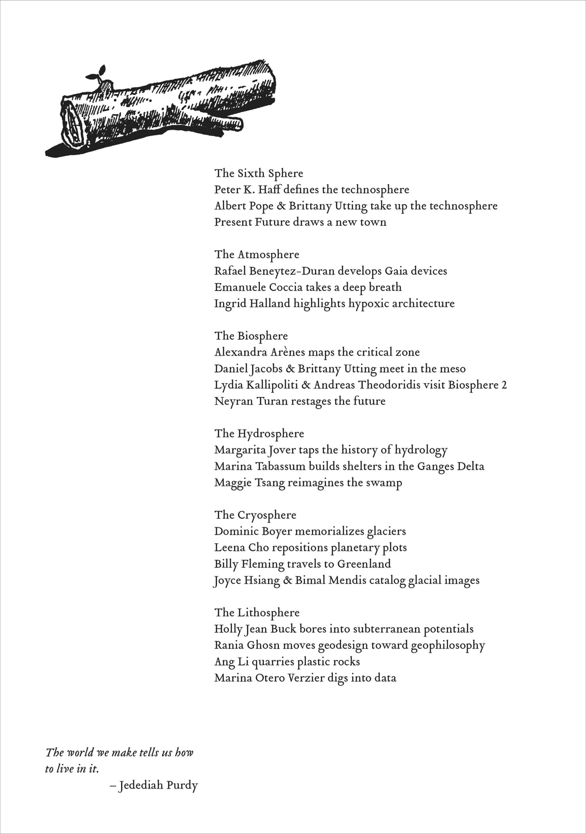 Log 60: The Sixth Sphere | Log | Archinect