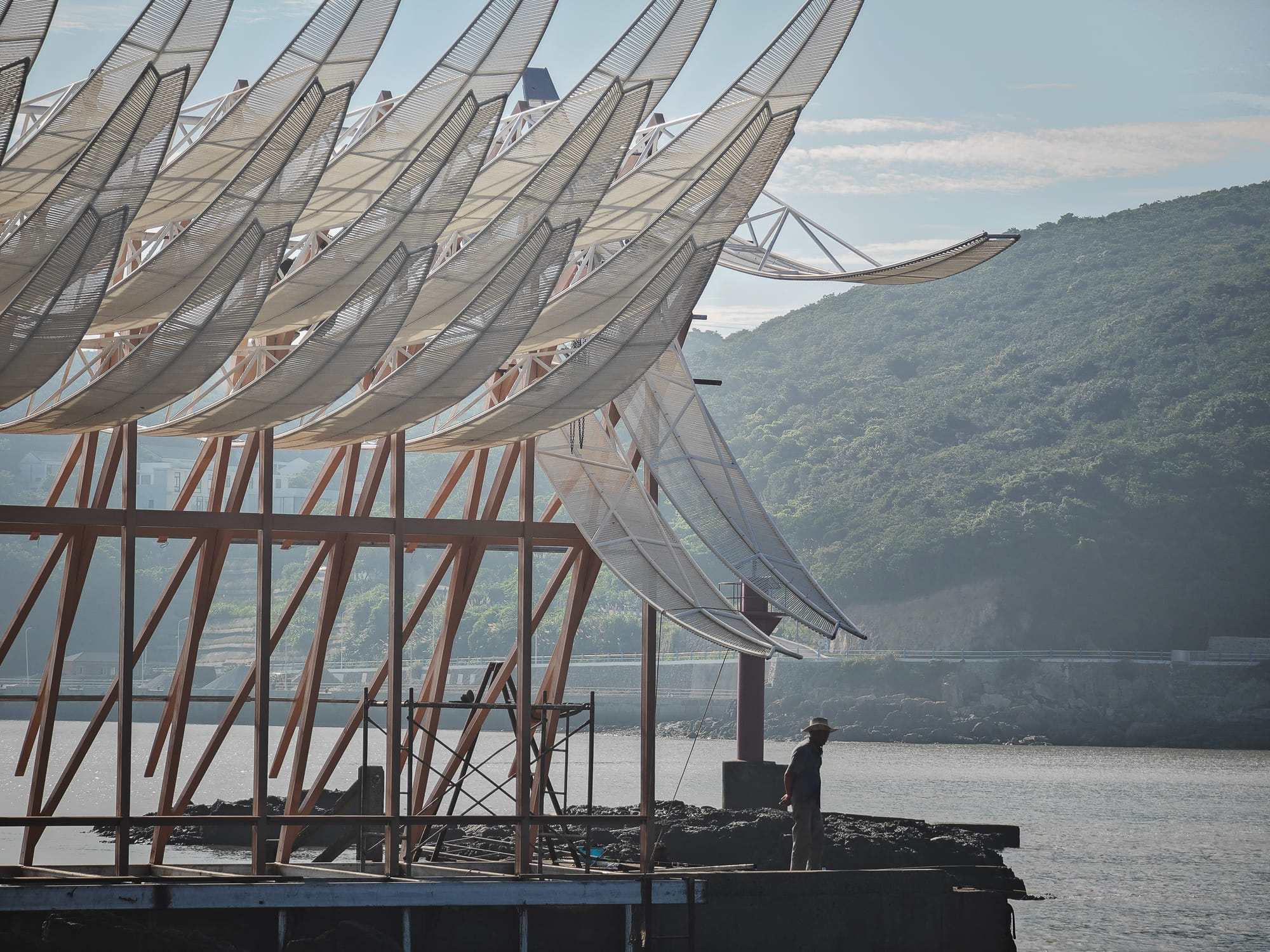 The Seaside Pavilion On Chaishan Island Gn Architects Archinect