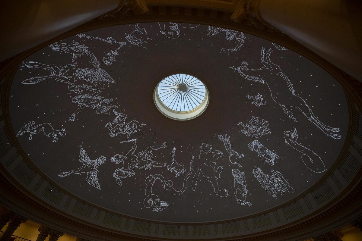 University of Virginia's Rotunda transformed into a planetarium ...