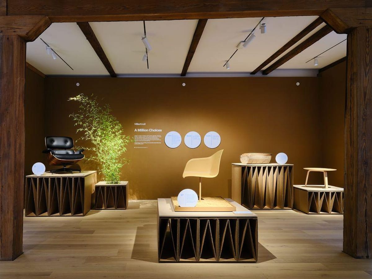 MillerKnoll Sustainability Exhibition in Chicago | Ruperti | Archinect