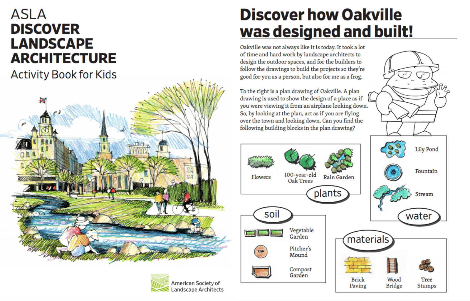 American Society of Landscape Architects creates activity book to help ...