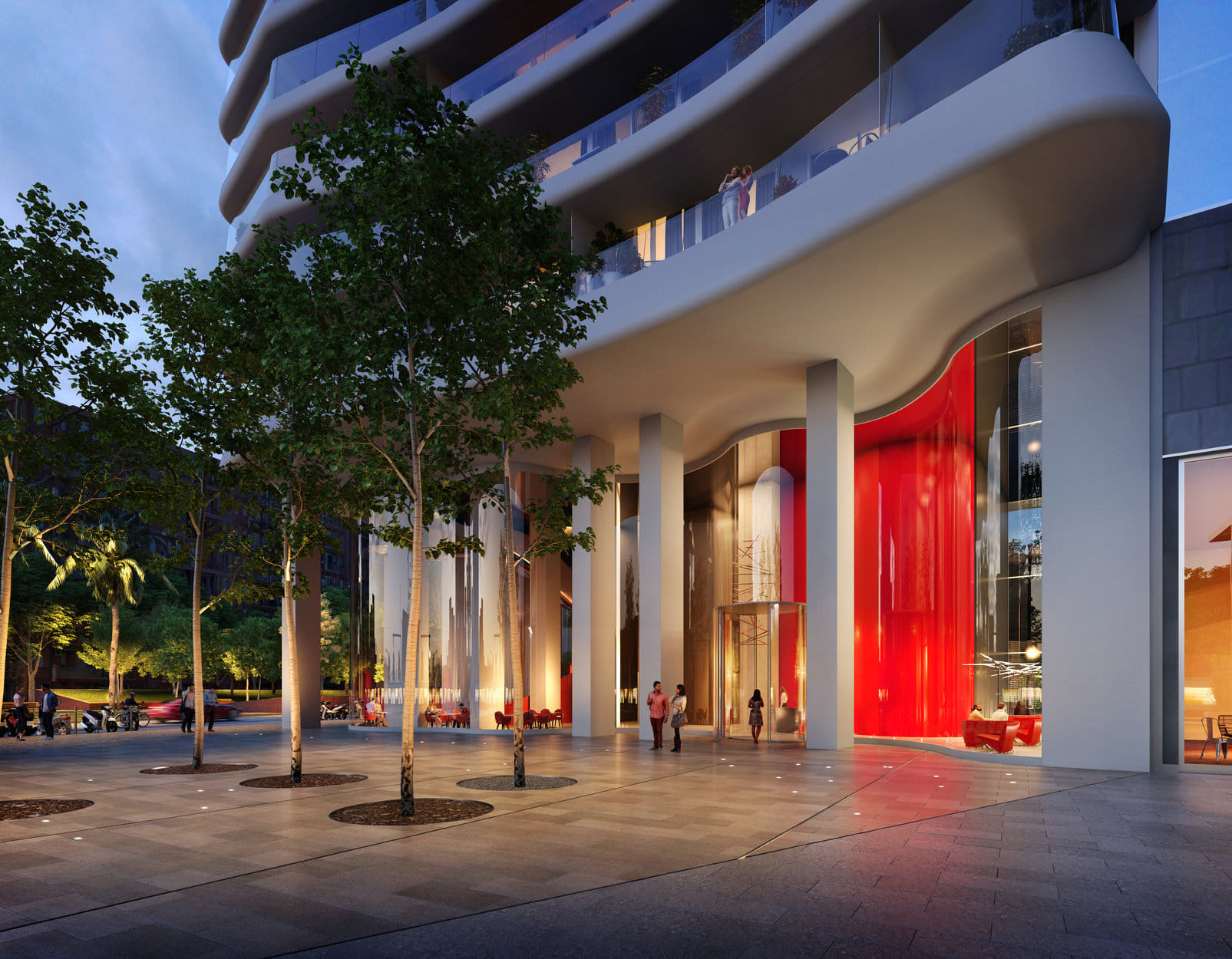 Images of Odile Decq's first residential building in Barcelona are ...