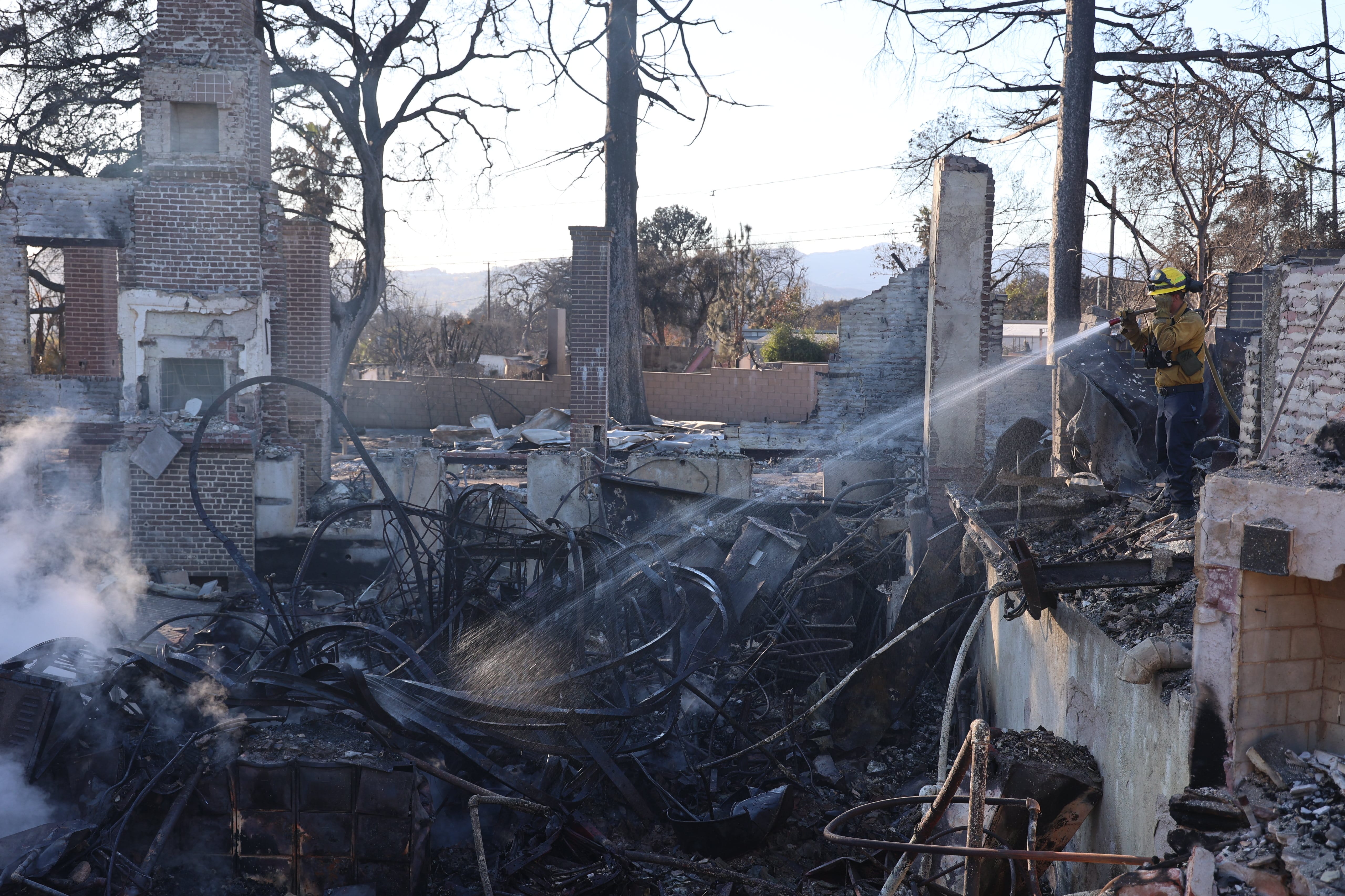 2025 saw Los Angeles begin to rebuild after devastating wildfires ...