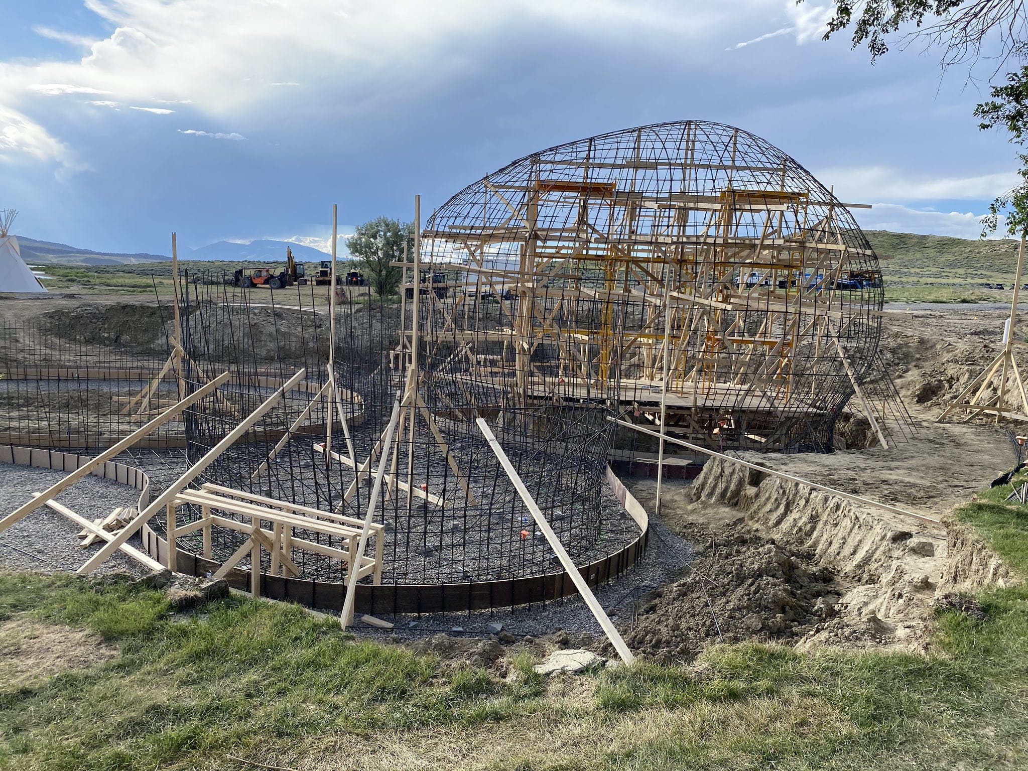 Kanye West unveils renewed construction photos of dome shelters | News ...