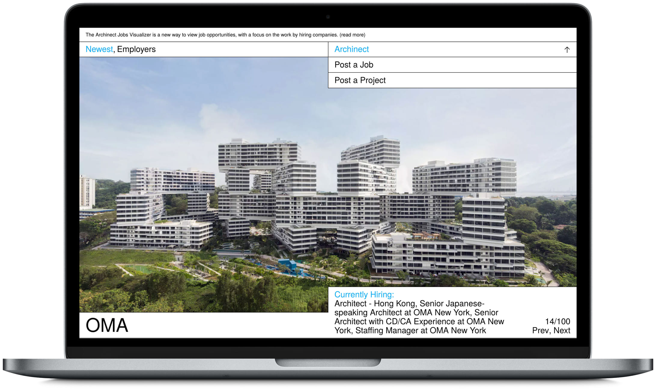 Introducing Archinect Jobs Visualizer; Browse the Best Architecture Job ...