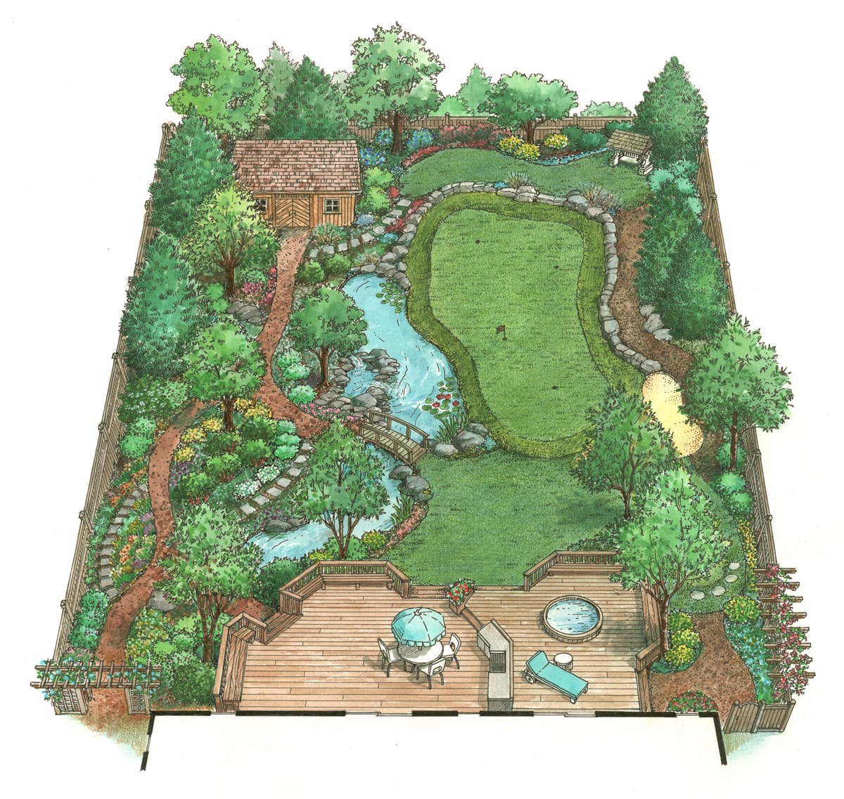 Par 3 Golf - Backyard Plans | Par 3 Design Group | Archinect