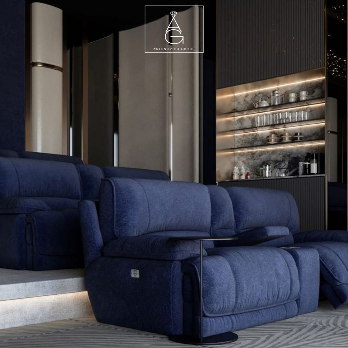 IMMERSIVE LUXURY: HOME CINEMA INTERIOR DESIGN | Luxury Antonovich ...