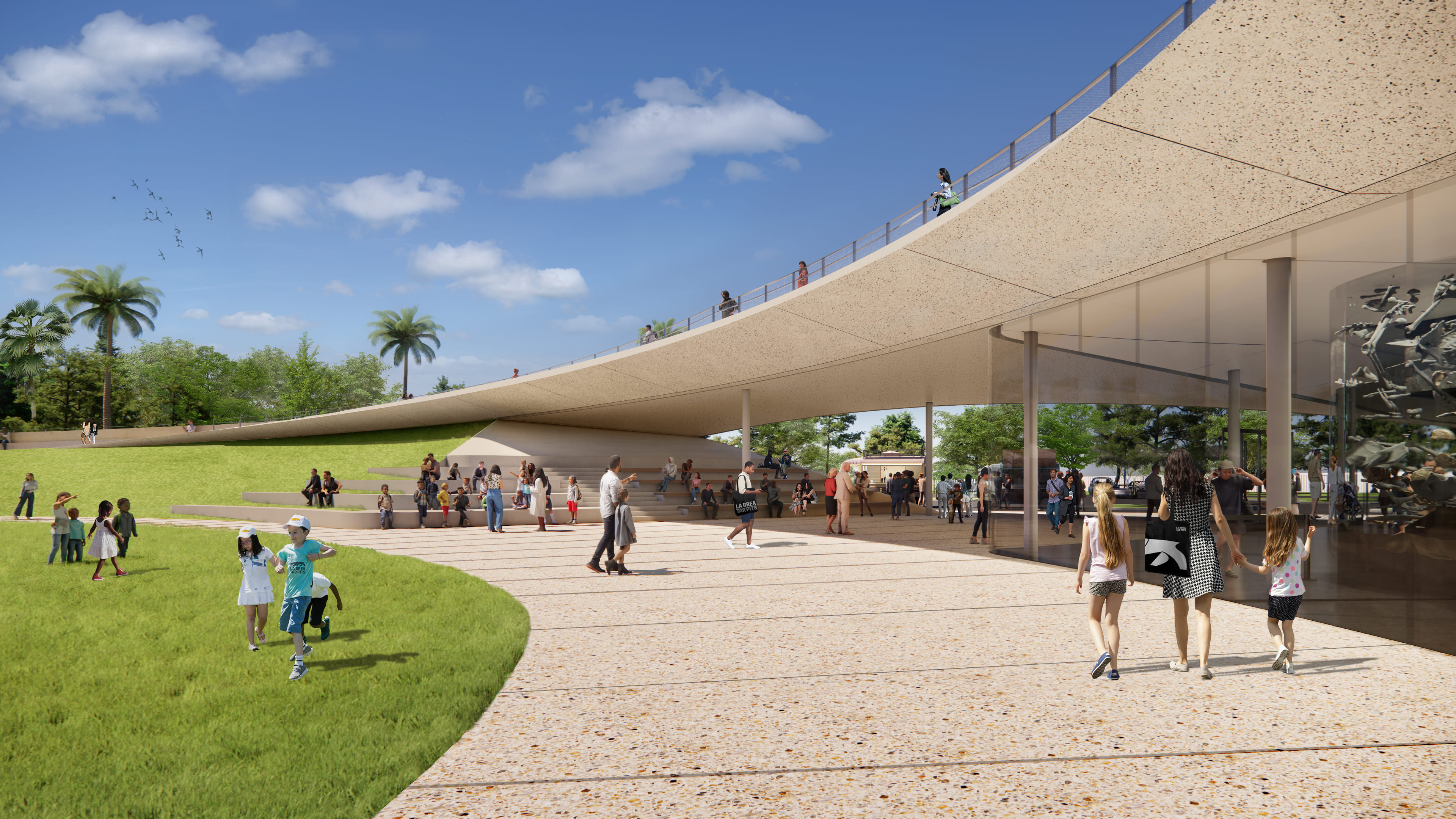 New images revealed of La Brea Tar Pits overhaul as museum announces ...