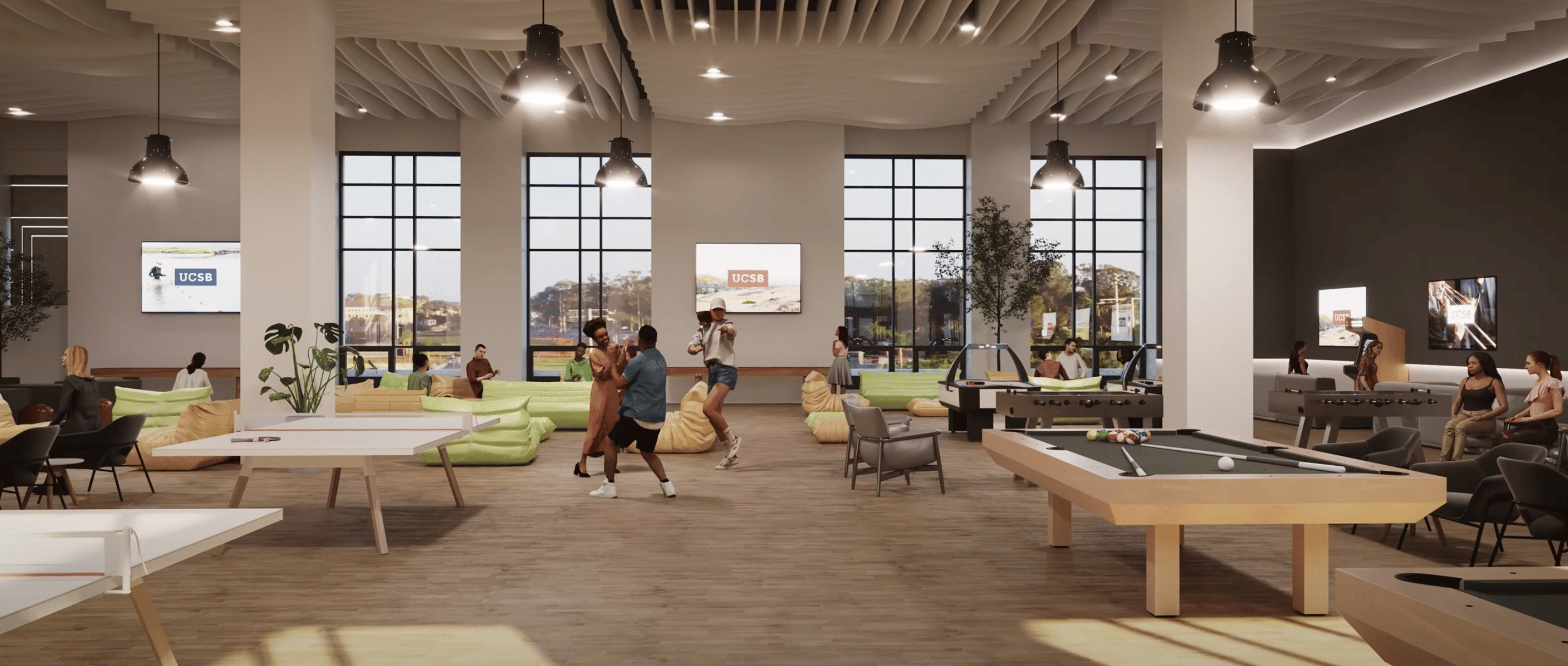 Updated Munger Hall images show two floors removed as controversial ...