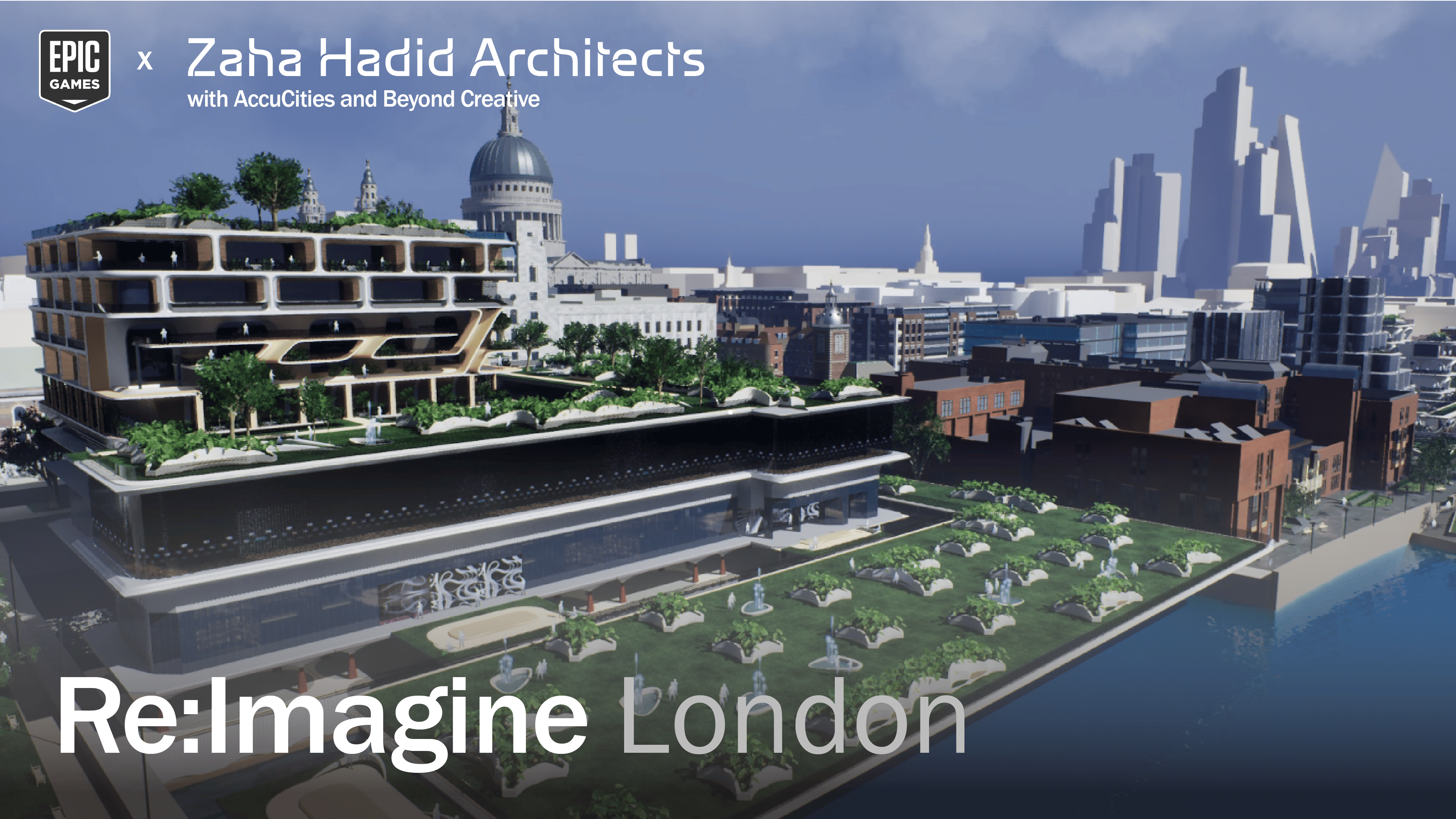 Zaha Hadid Architects create Fornite experience for London with Epic ...