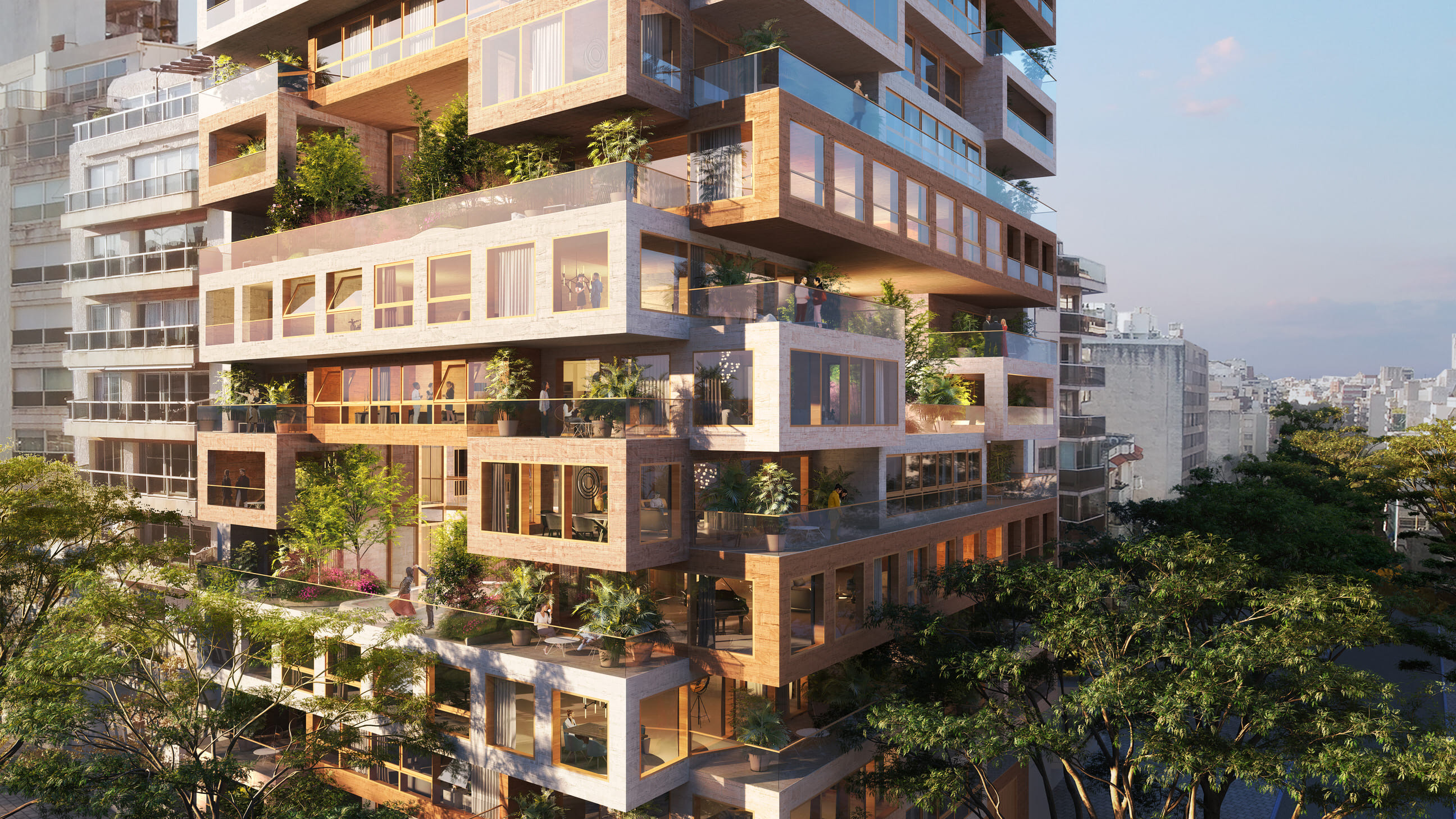MVRDV unveils plans for green and porous residential building in ...