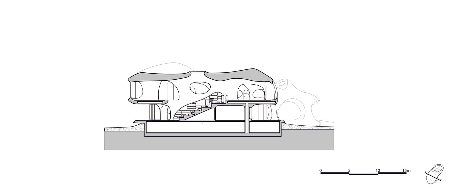 MAD Architects' "Wormhole Library" offers open-air performance space ...