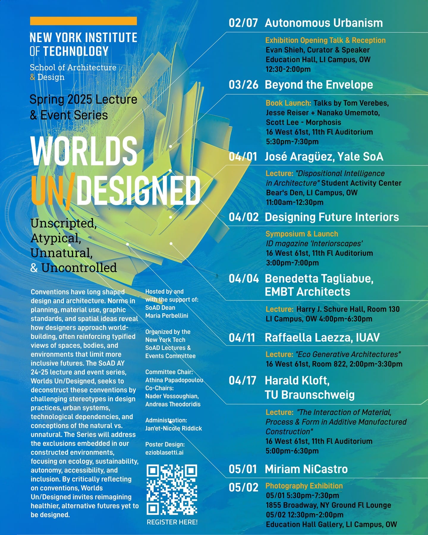 Get Lectured: NYIT, Spring '25 | News | Archinect