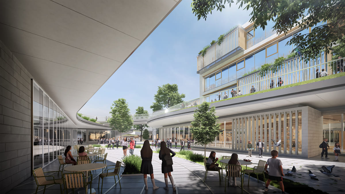 10 Design reveals “grassland village” future school design at the heart ...