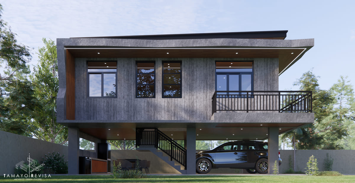 Woodcrete Architecture: Project: 2-Bedroom Dwelling On Stilts | Tamayo ...