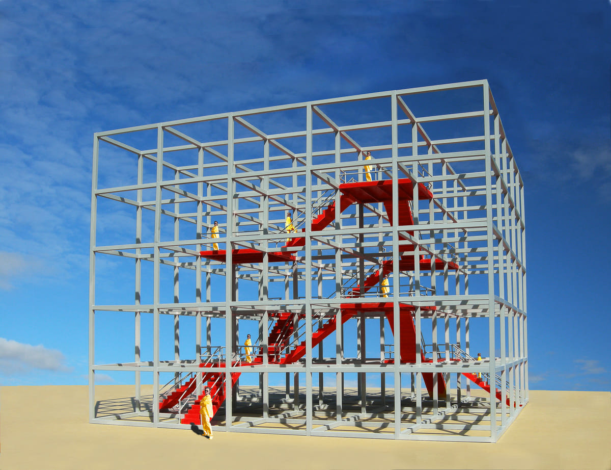 Stair-Scape Cubes | michael jantzen | Archinect