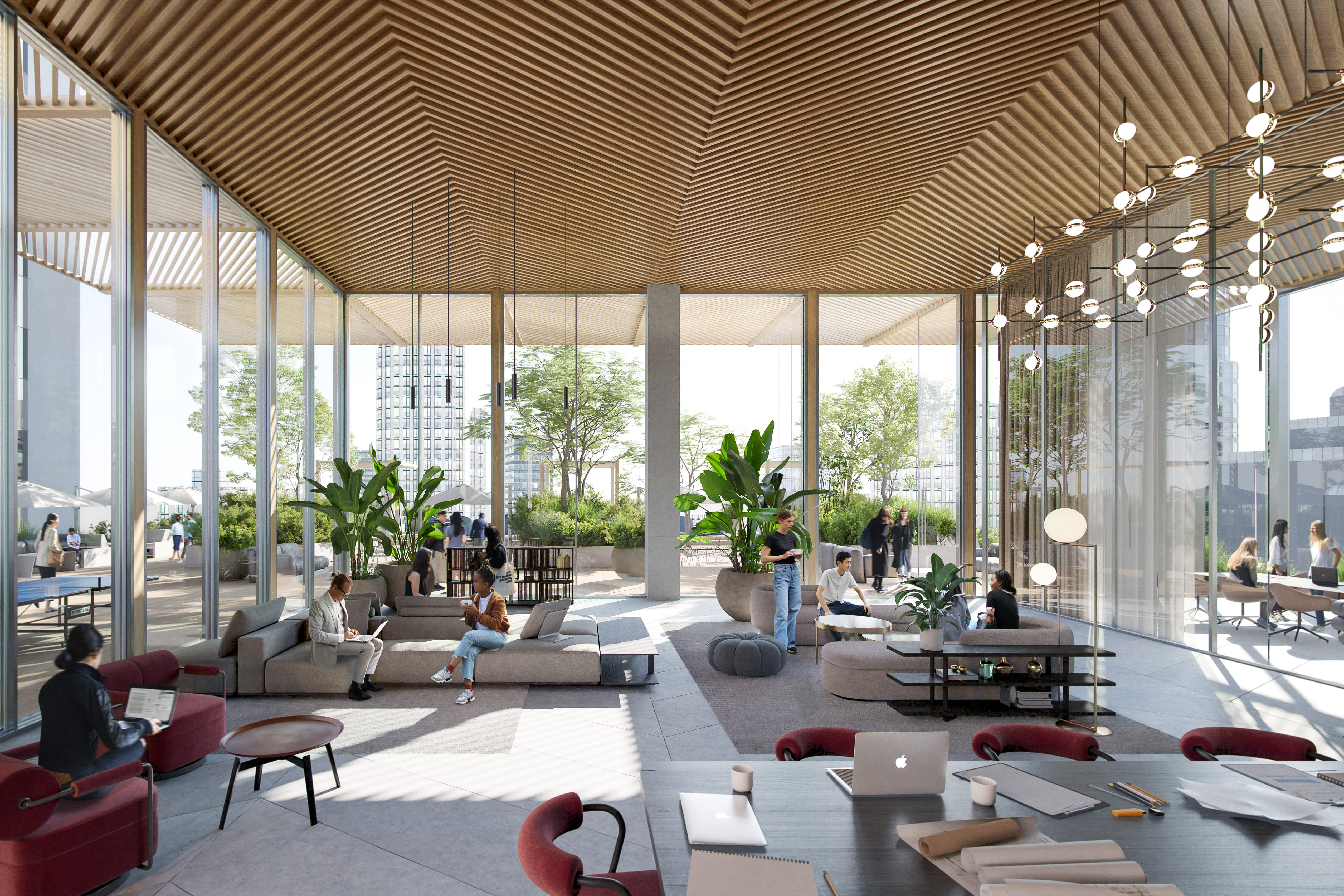 KPF unveil their first mass timber tower, one of the tallest in North ...