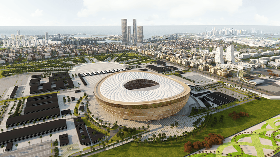 Design of Norman Foster's Lusail FIFA World Cup Stadium in Qatar ...