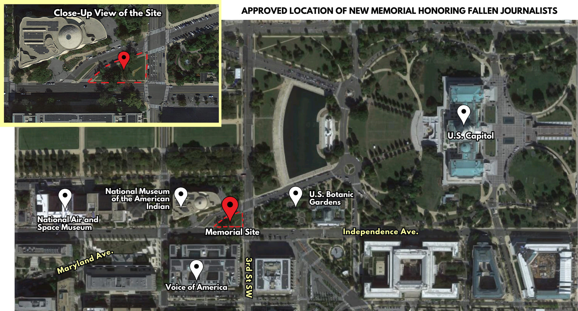 John Ronan Architects will design the Fallen Journalists Memorial on ...