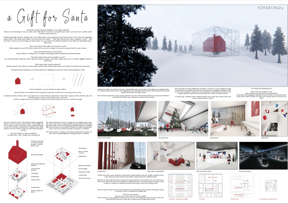 Santa Claus gets a residential upgrade in the House of Santa design ...