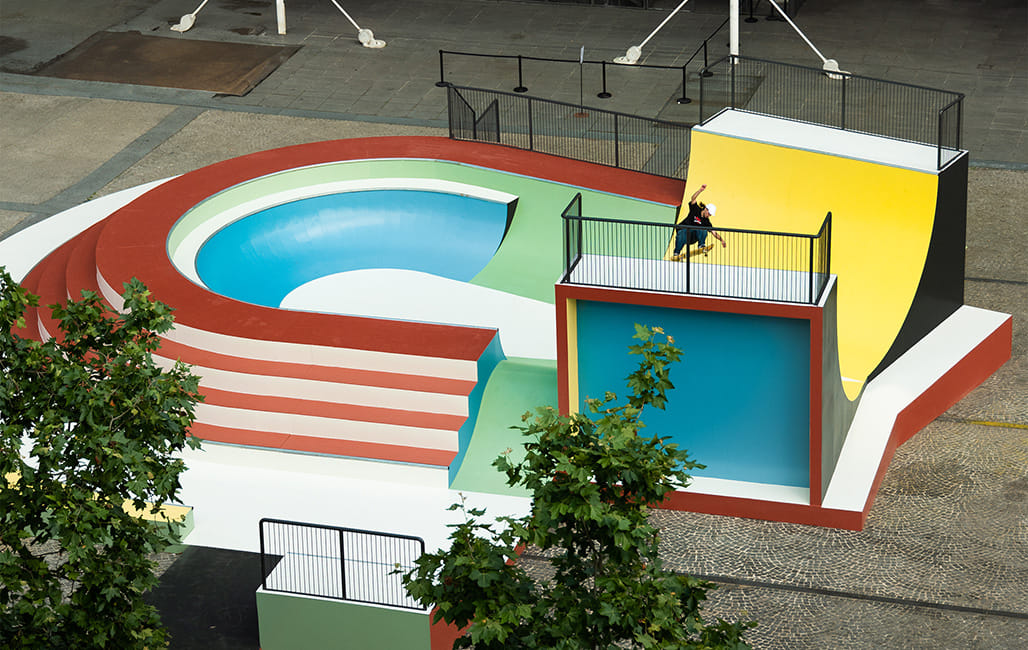 A skateable testament to physics and form takes over the Centre ...