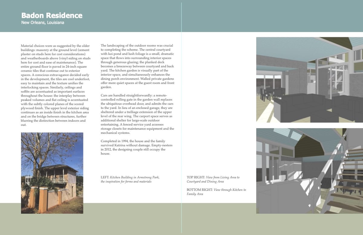 Badon Residence | William Rogan | Archinect