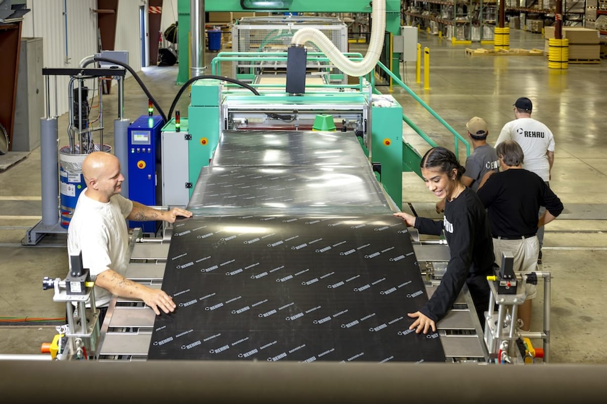 REHAU Expands Millwork and Cabinetry Fabrication Capabilities with New Lamination Line at ...