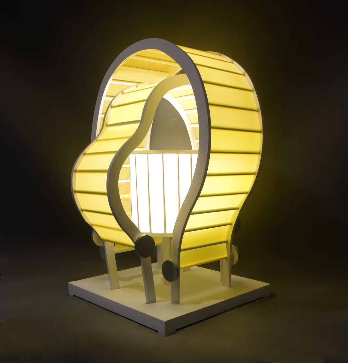 The Multi-Colored Interactive Lamp | michael jantzen | Archinect