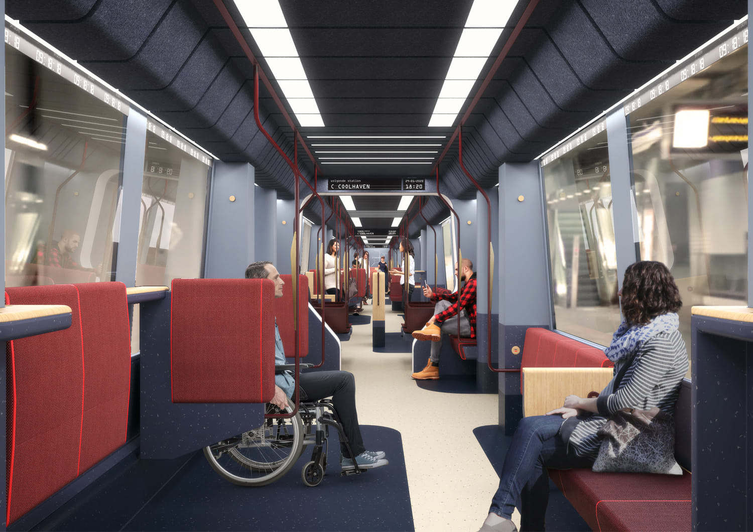 RET Metro Interior | Mecanoo | Archinect