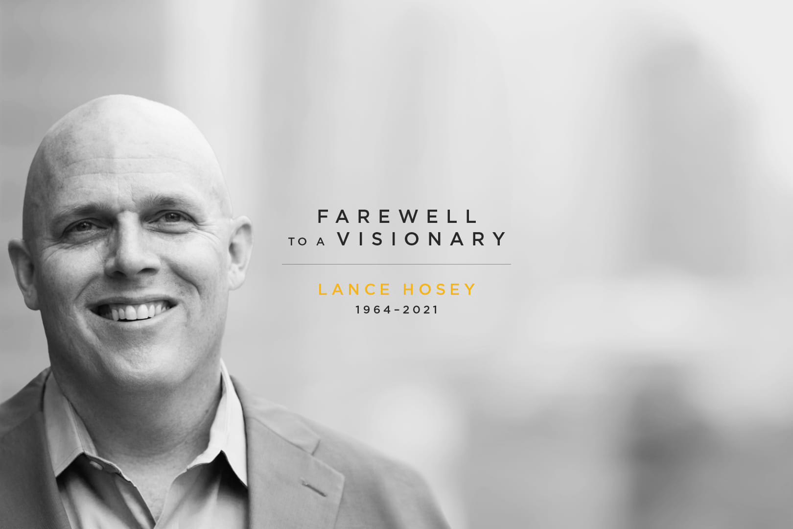 Tributes paid to design and sustainability champion Lance Hosey, who ...