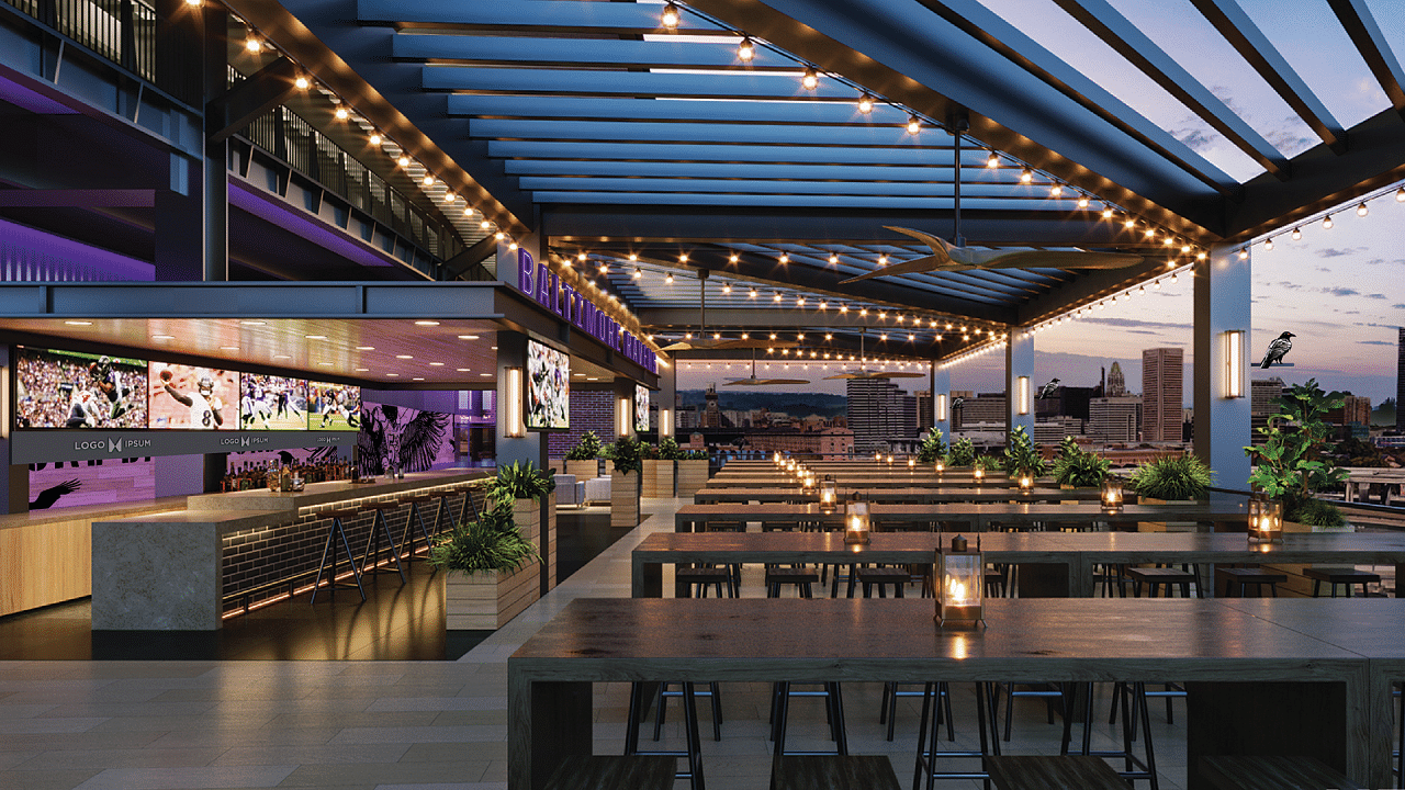 Gensler And Gilbane Will Revamp Mandt Bank Stadium For The Baltimore Ravens News Archinect