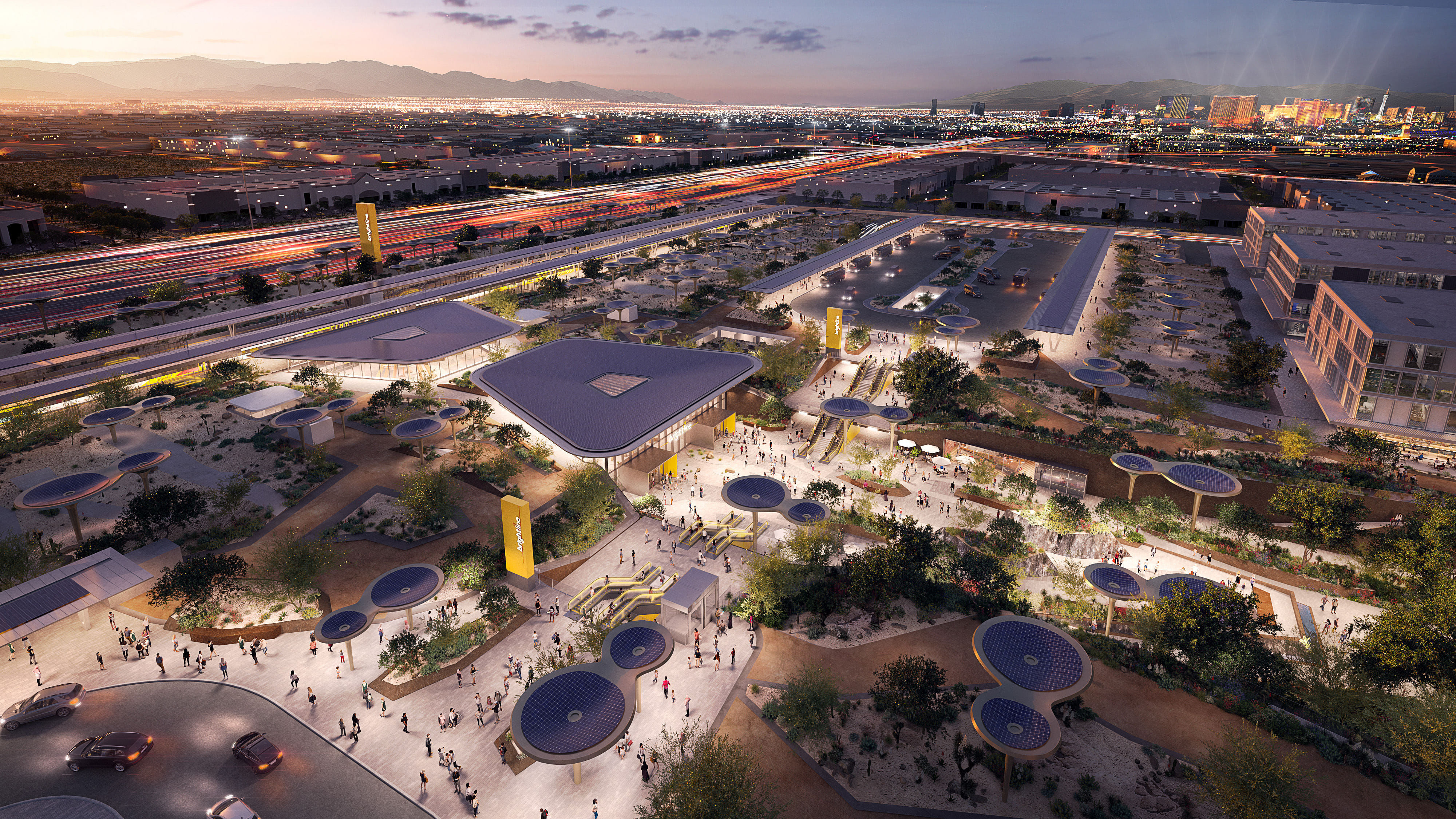 Brightline West breaks ground on $12 billion Vegas to California high ...