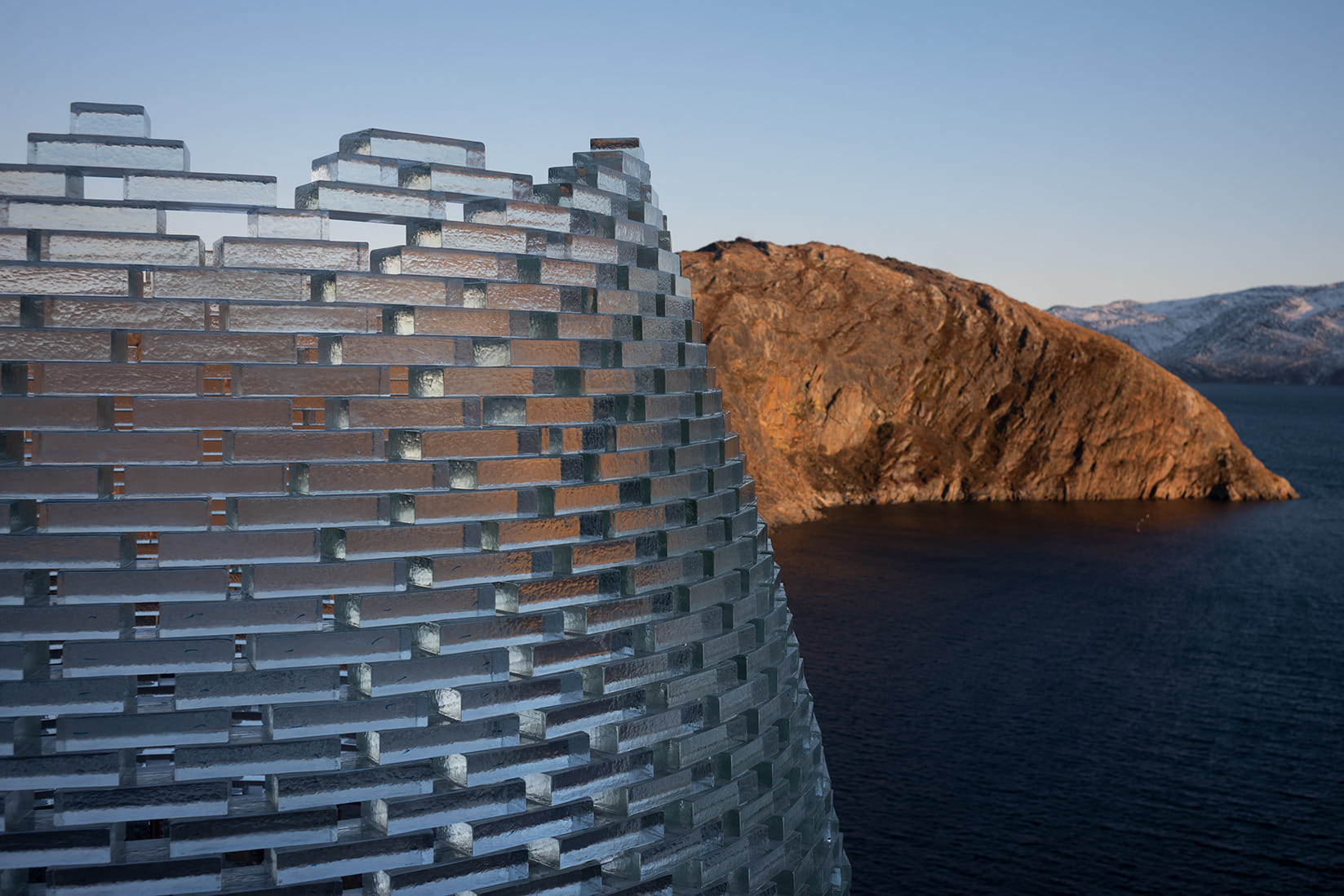This glass pavilion atop Greenland UNESCO World Heritage site ...