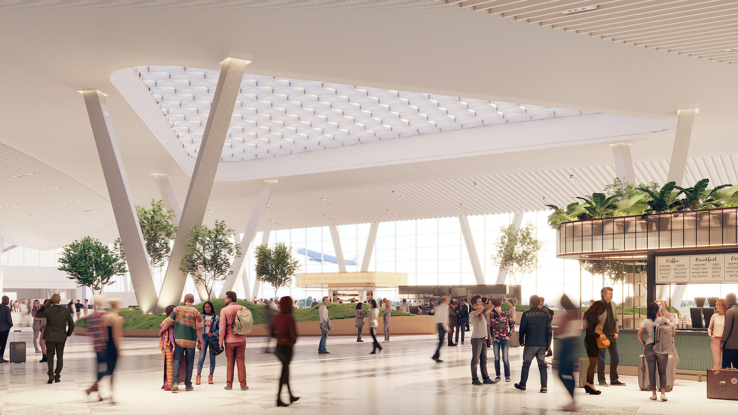 Gensler and Moody Nolan debut terminal design for Columbus ...