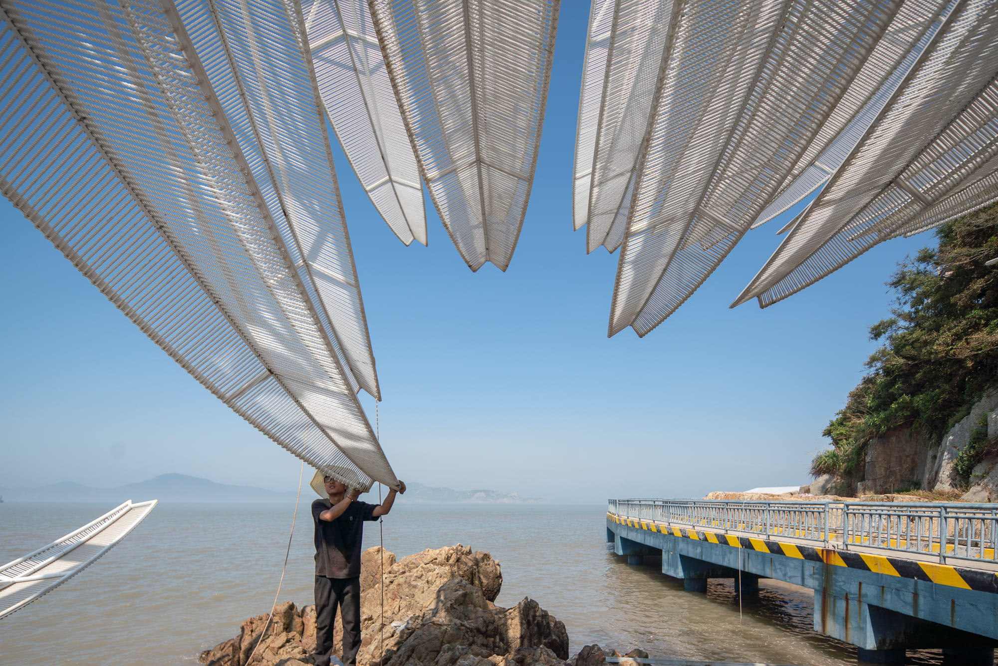 The Seaside Pavilion on Chaishan Island | GN Architects | Archinect
