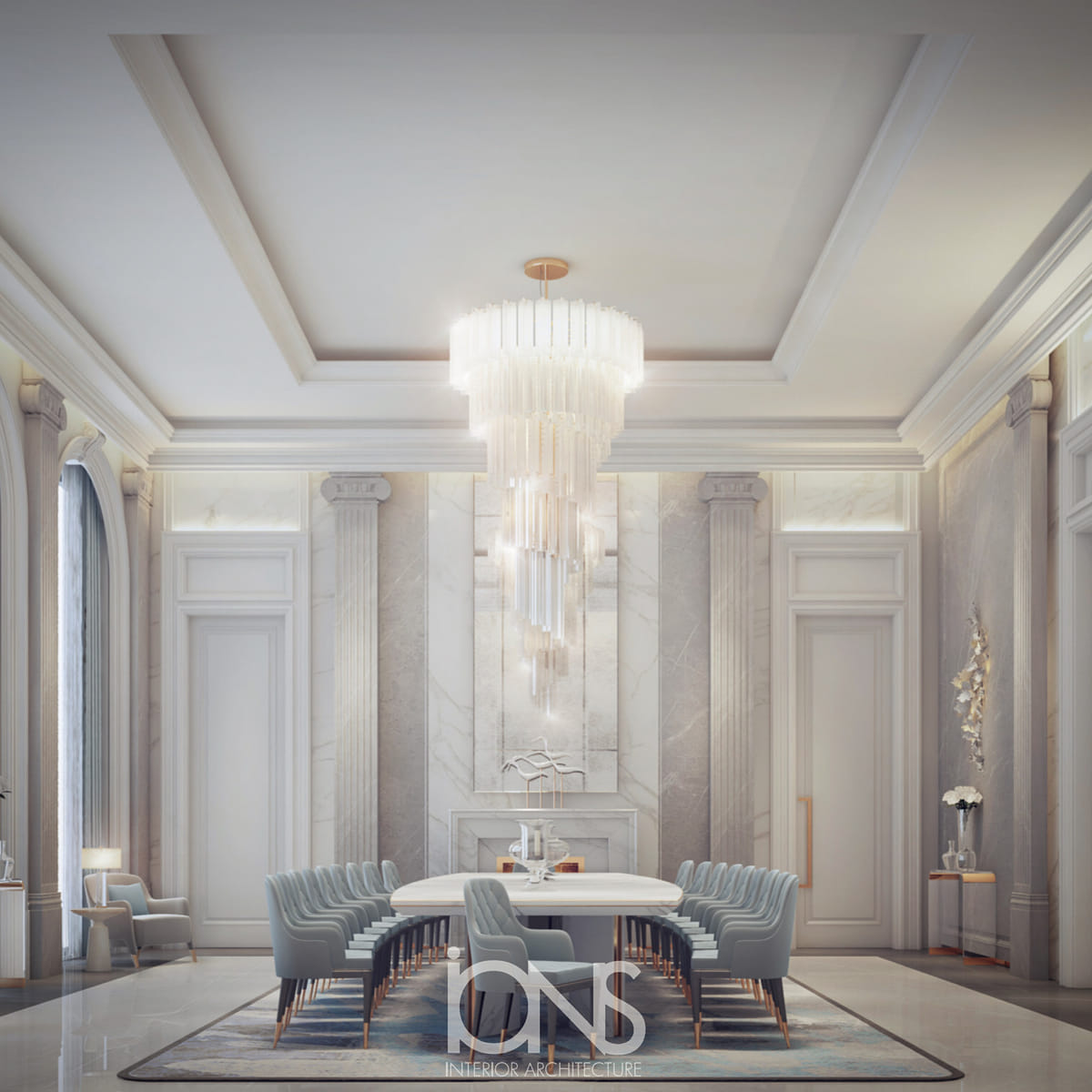 Palatial Dining Room Interiors | IONS DESIGN | Archinect