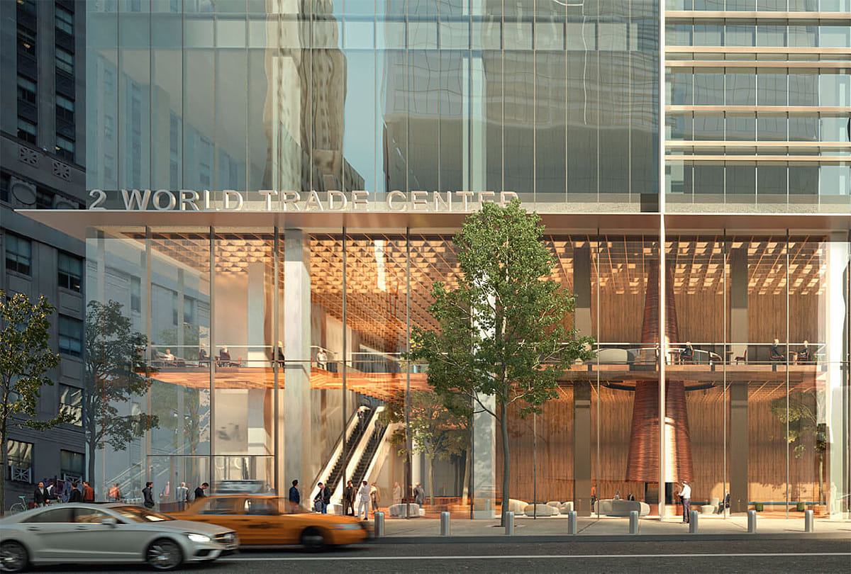 New renderings leak of Foster + Partners' upgraded redesign for 2 World ...