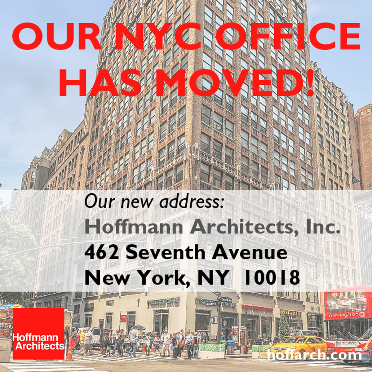 Hoffmann Architects Announces New Manhattan Address | Hoffmann ...