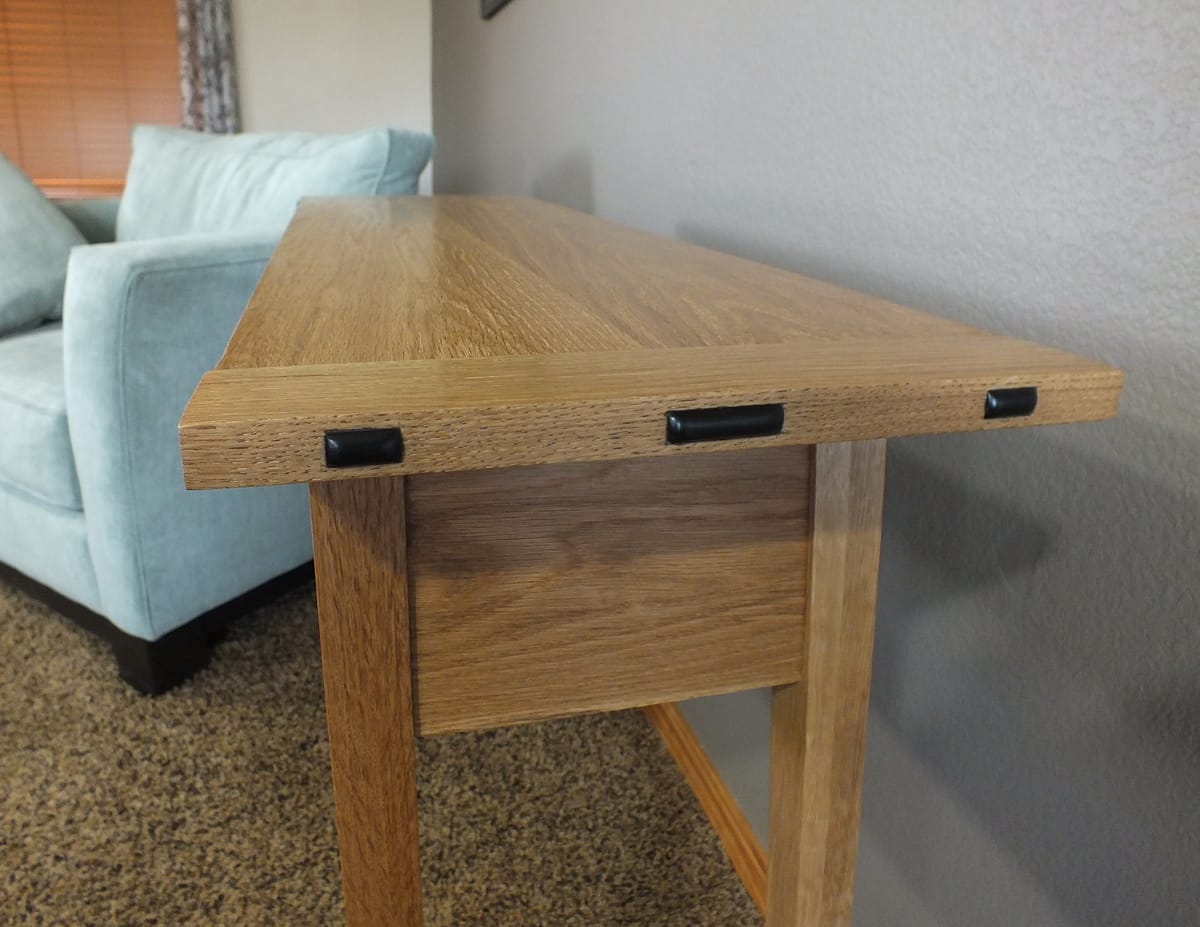 Splayed Leg Greene and Greene Side Table | Brian Benham | Archinect