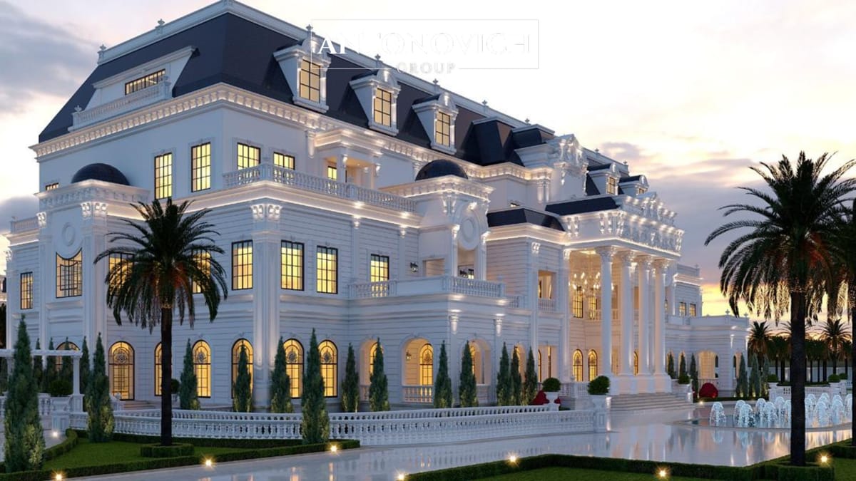 Majestic Exterior Design with Intricate Detailing for Royal Palace ...
