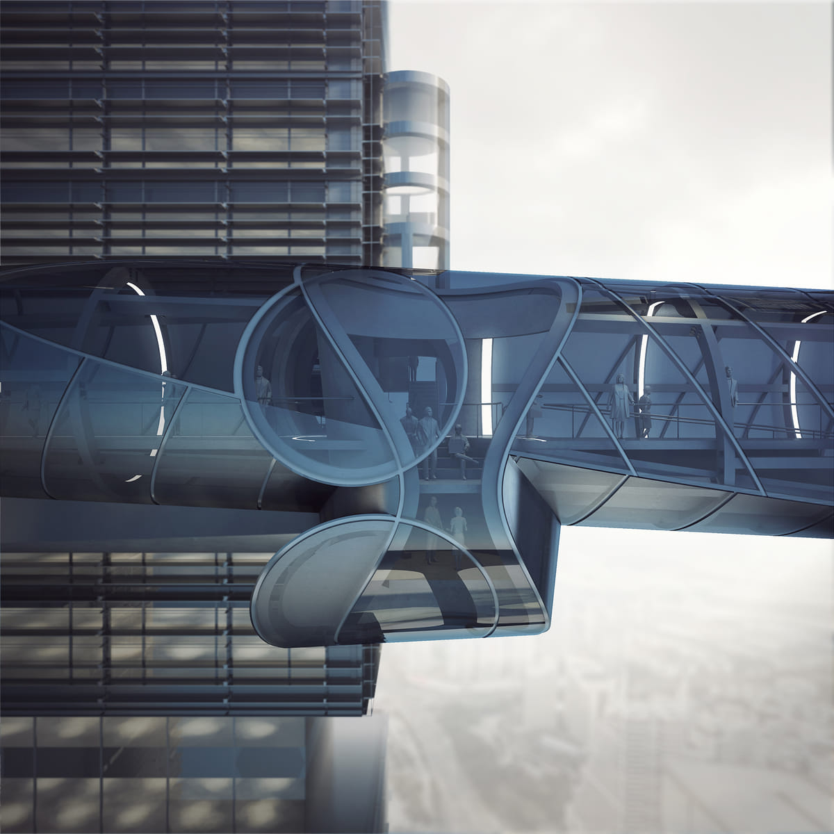 Sky bridge by Preliminary Research Office | Preliminary Research Office ...