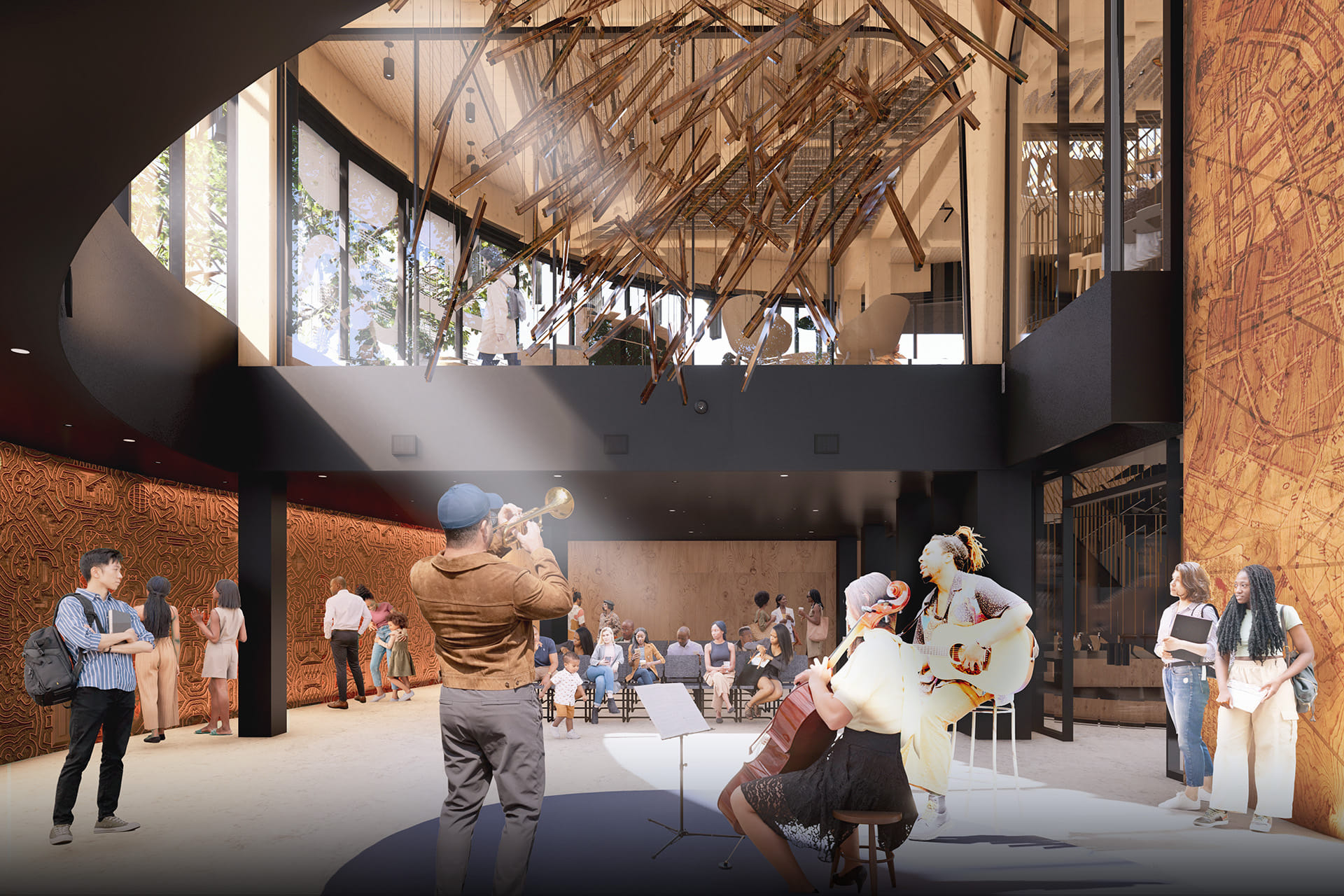 Plans for restorative New Lots Library are unveiled in Brooklyn | News ...