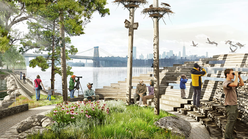 BIG, JCFO unveil twin-towered Brooklyn waterfront masterplan | News ...