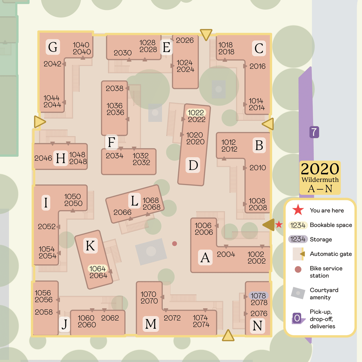 Culdesac Tempe - Detailed Pod Entry Maps | Lake Lewis | Archinect