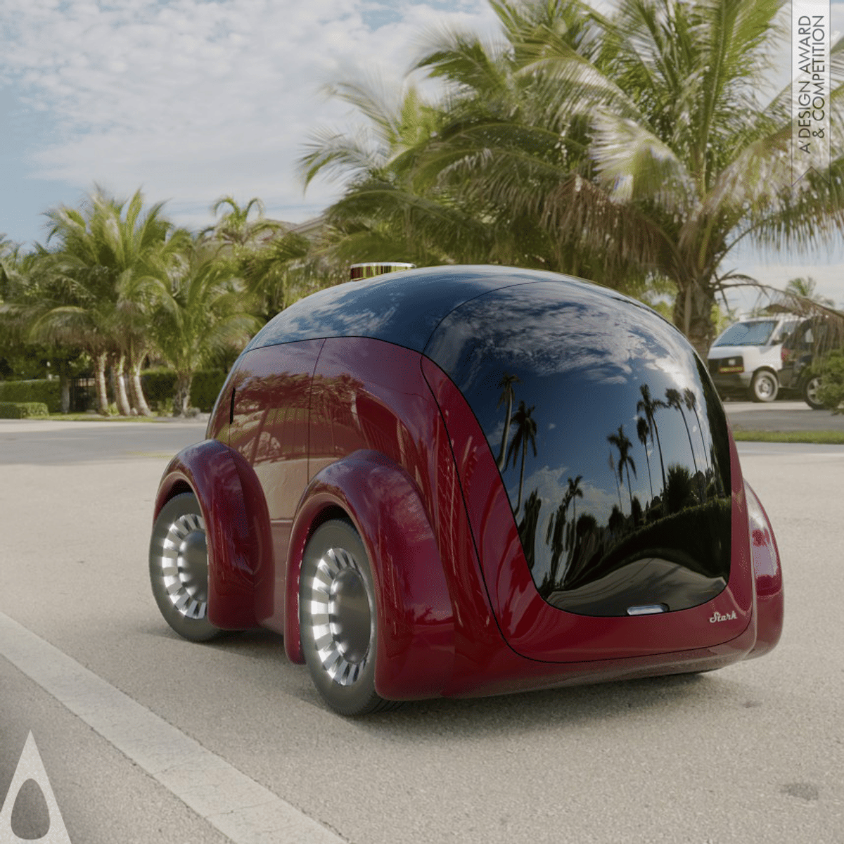 Award-winning 3D Visualization of Delivery Vehicle Concept | PIXREADY ...