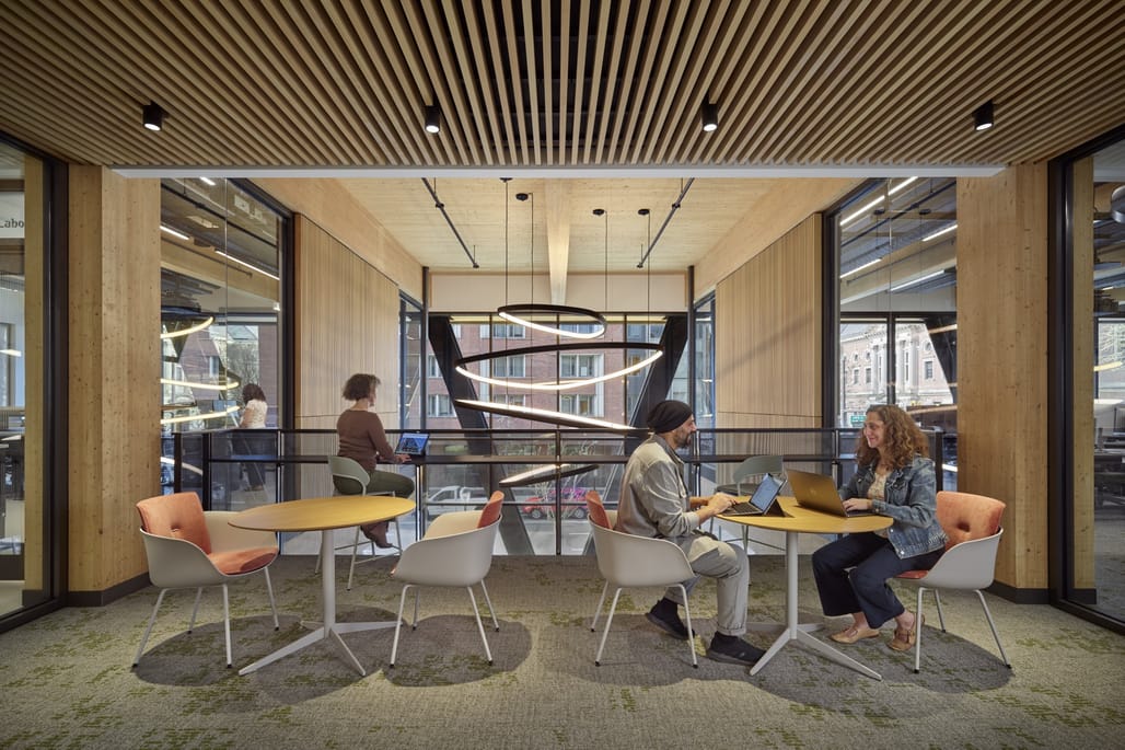 Tallest mass timber academic building on the East Coast completed for ...