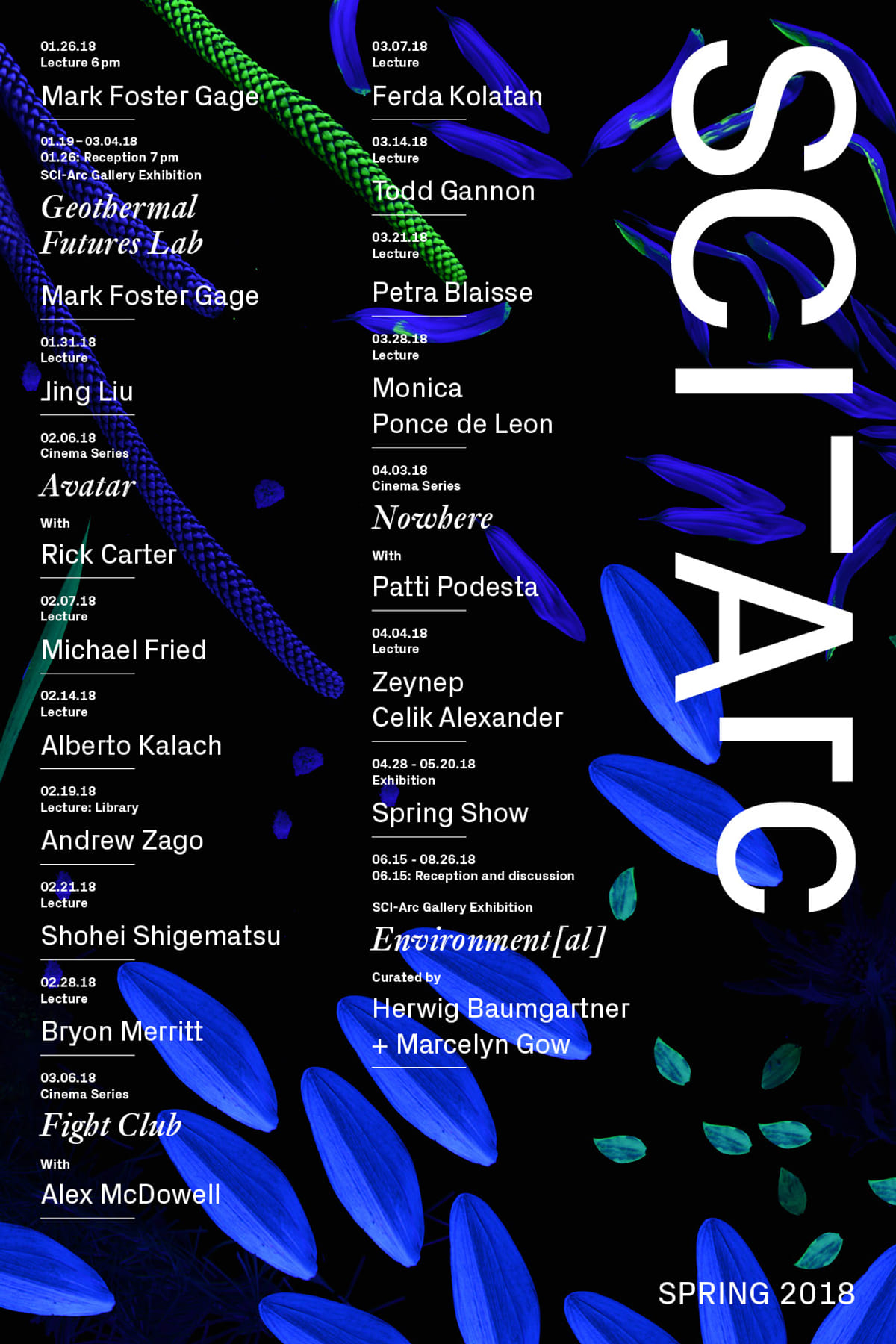 SCI-Arc Announces Spring 2018 Public Lectures and Exhibitions ...