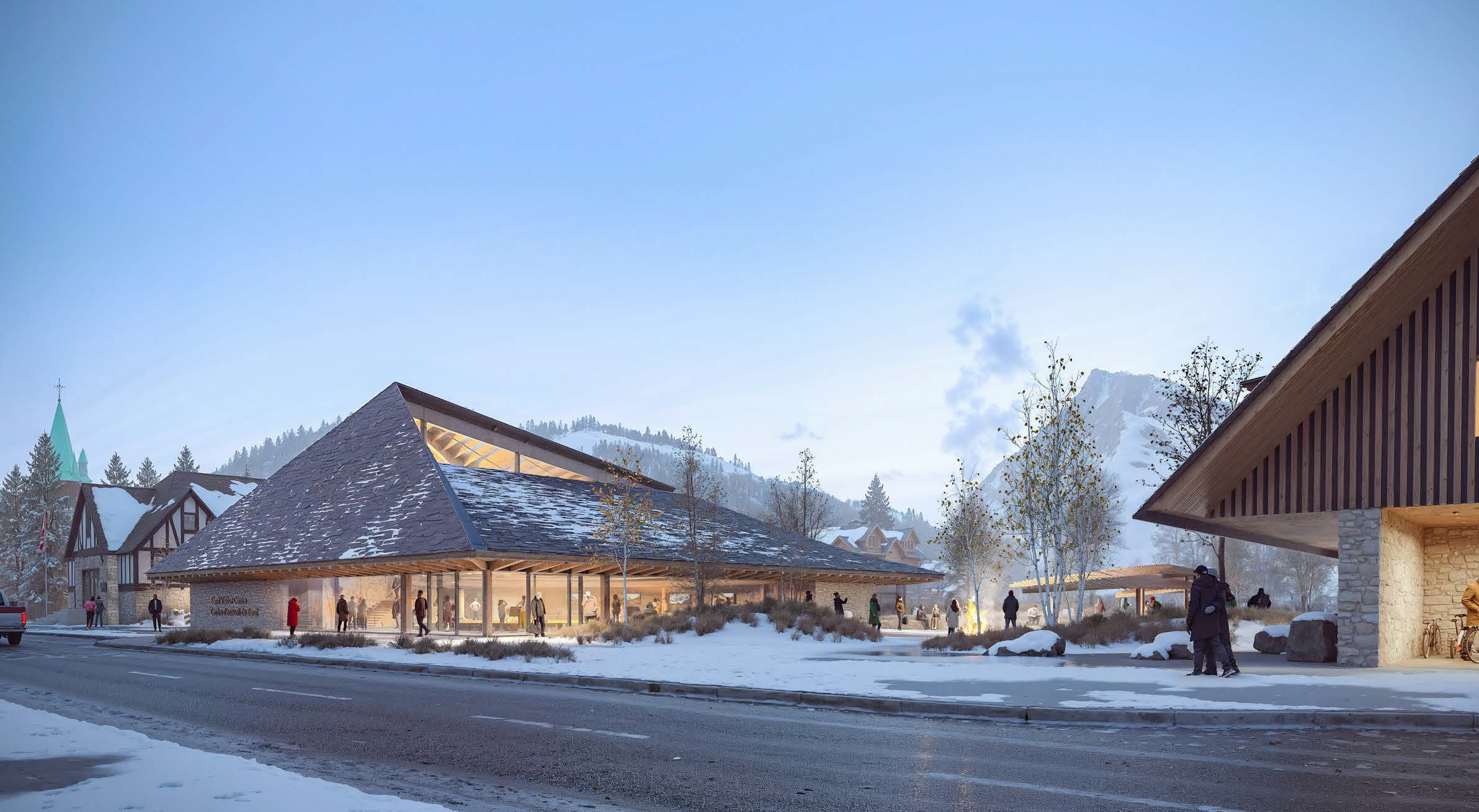 Kengo Kuma & Paul Raff win Alberta national park visitor center ...