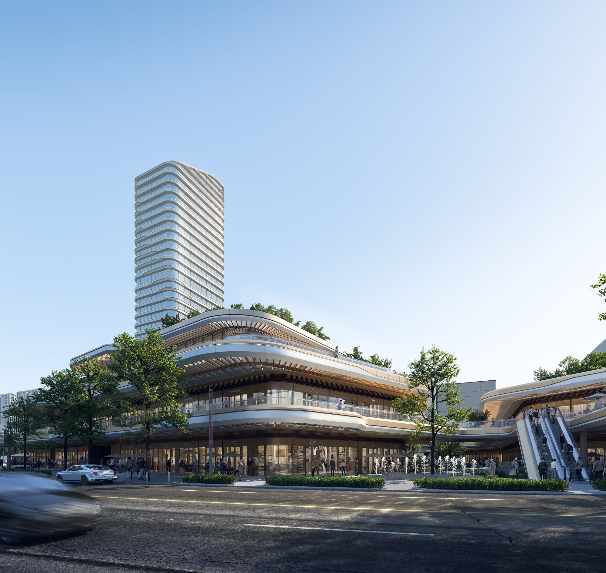 10 Design Reveals New Retail Destination in Chengdu | 10 Design | Archinect